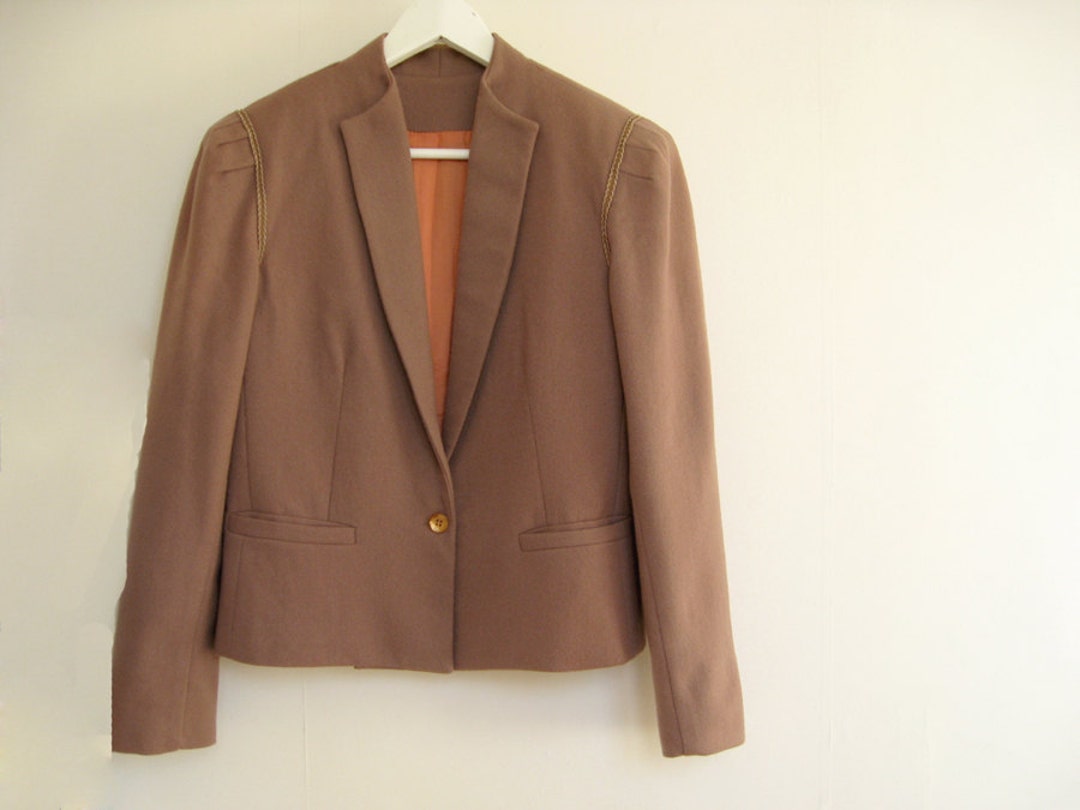 Victorian Riding Jacket, Hunter Jacket, Beige Wool Blazer, Edwardian ...