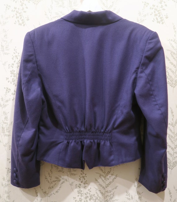 Deep Purple Edwardian Jacket by TUZZI, Pure New Wool … - Gem