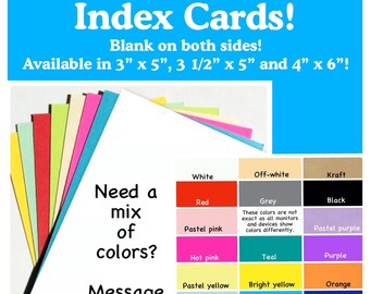 3x5 Note Cards - Etsy