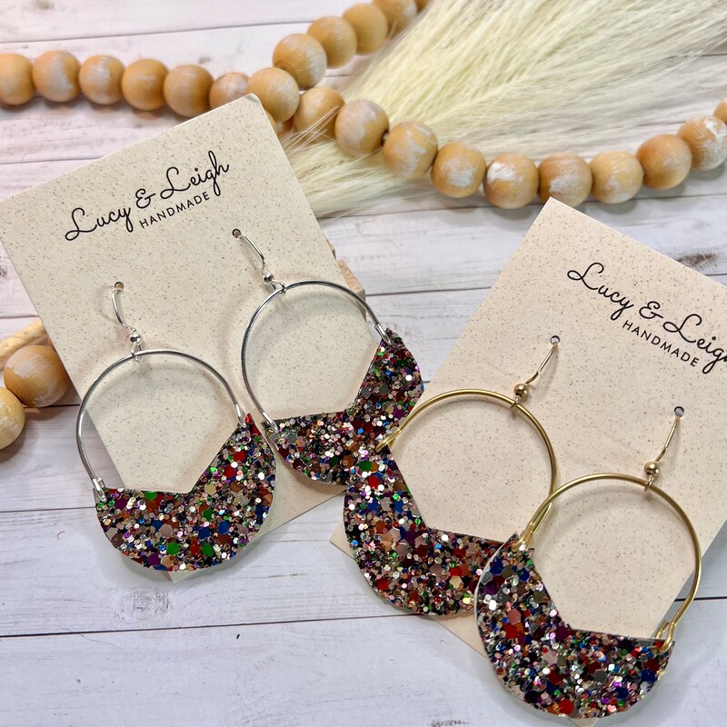 Leather Earring - Etsy