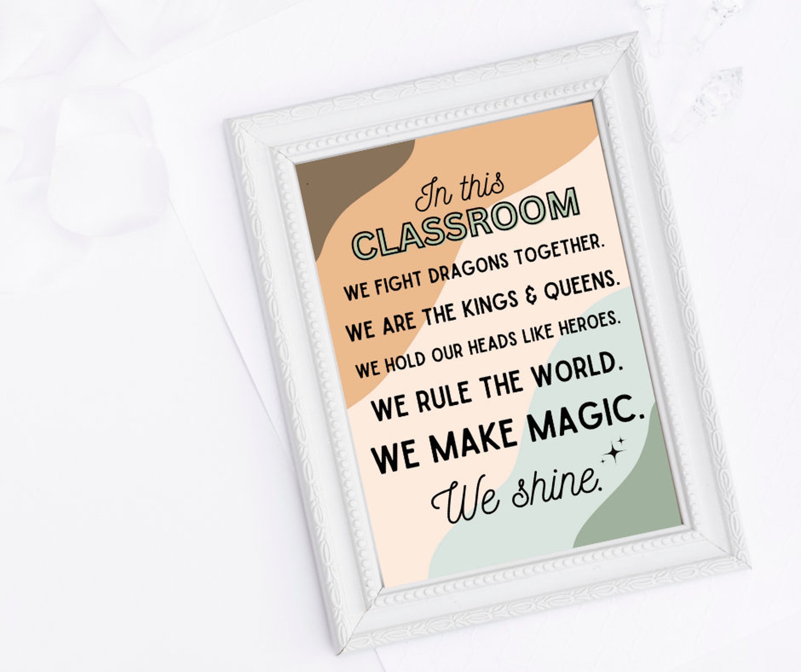 Classroom Decor Printable, Printable Classroom Art, Printable Classroom ...