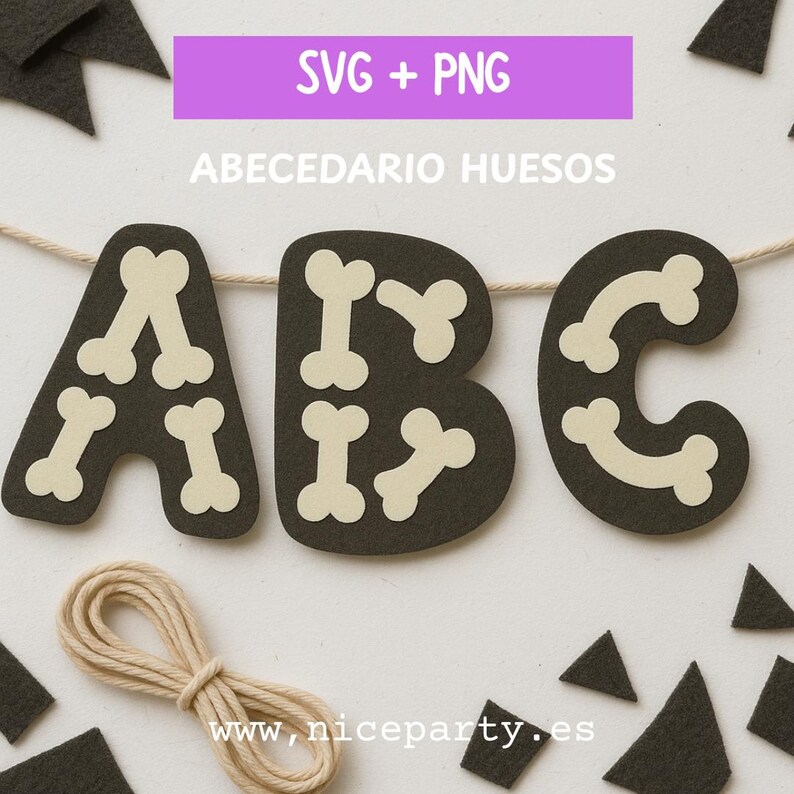 SVG + PNG Bone Alphabet – Halloween Font Letters and Numbers - Etsy