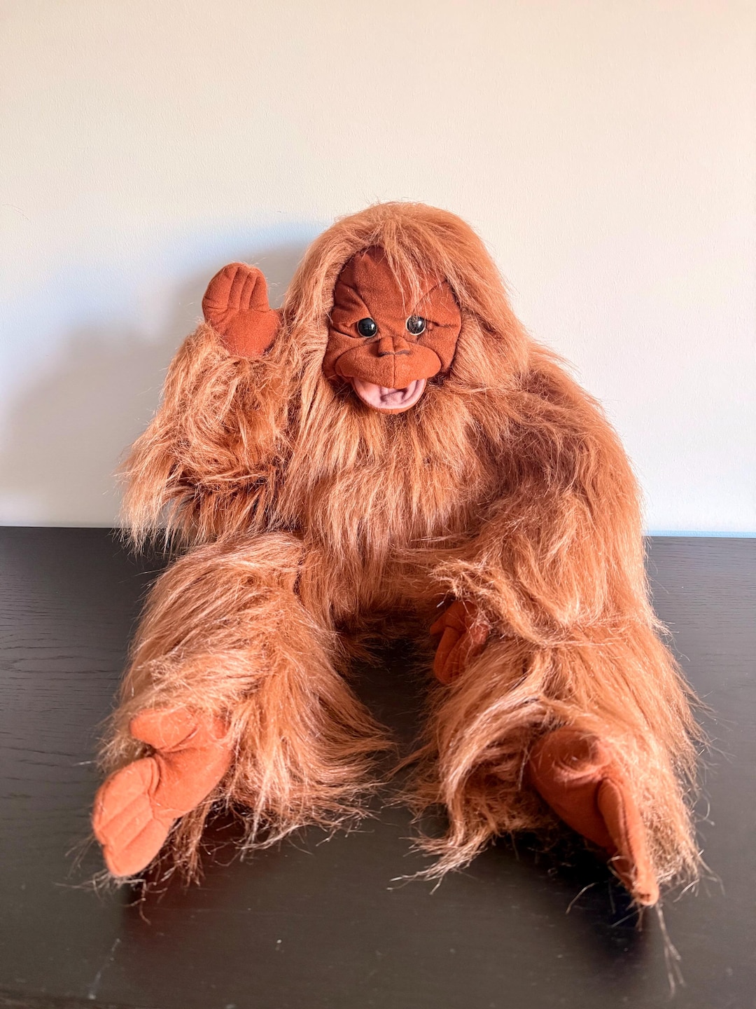 Vintage Folkmanis Orangutan Full Body Hand Puppet 25" Shaggy Plush ...