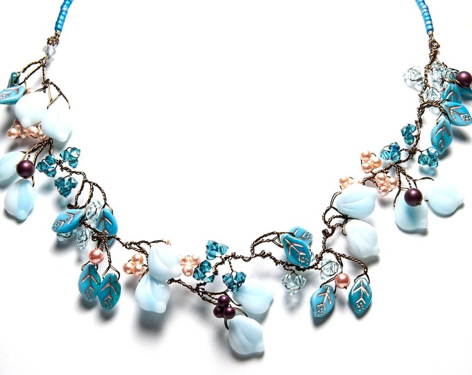 Beaded Nature Jewelry Bridal Jewelry by CherylParrottJewelry