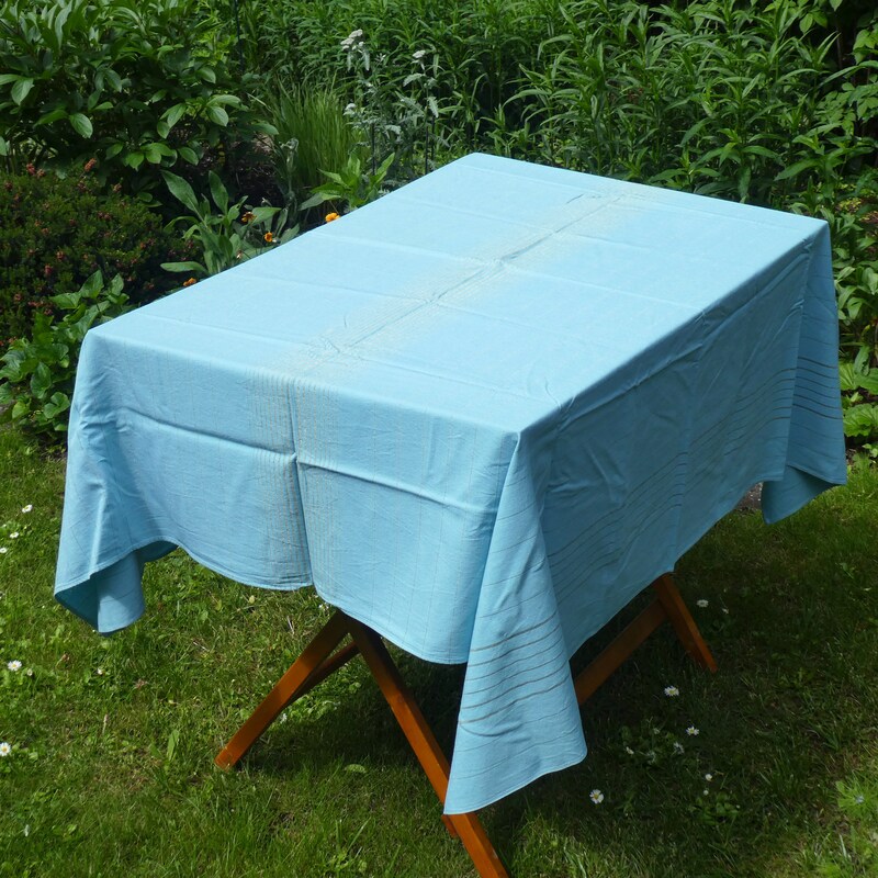 Sky Blue Tablecloth - Etsy