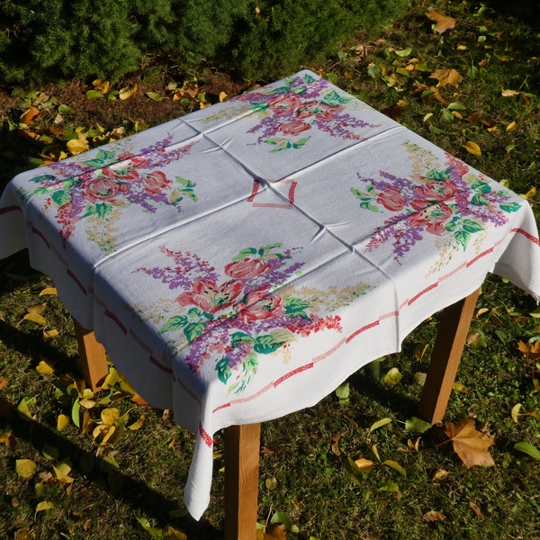 Purple Tablecloth - Etsy