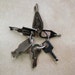 6 Small Vintage Keys, Miniature Antique Keys, Mini Collectible Steel ...