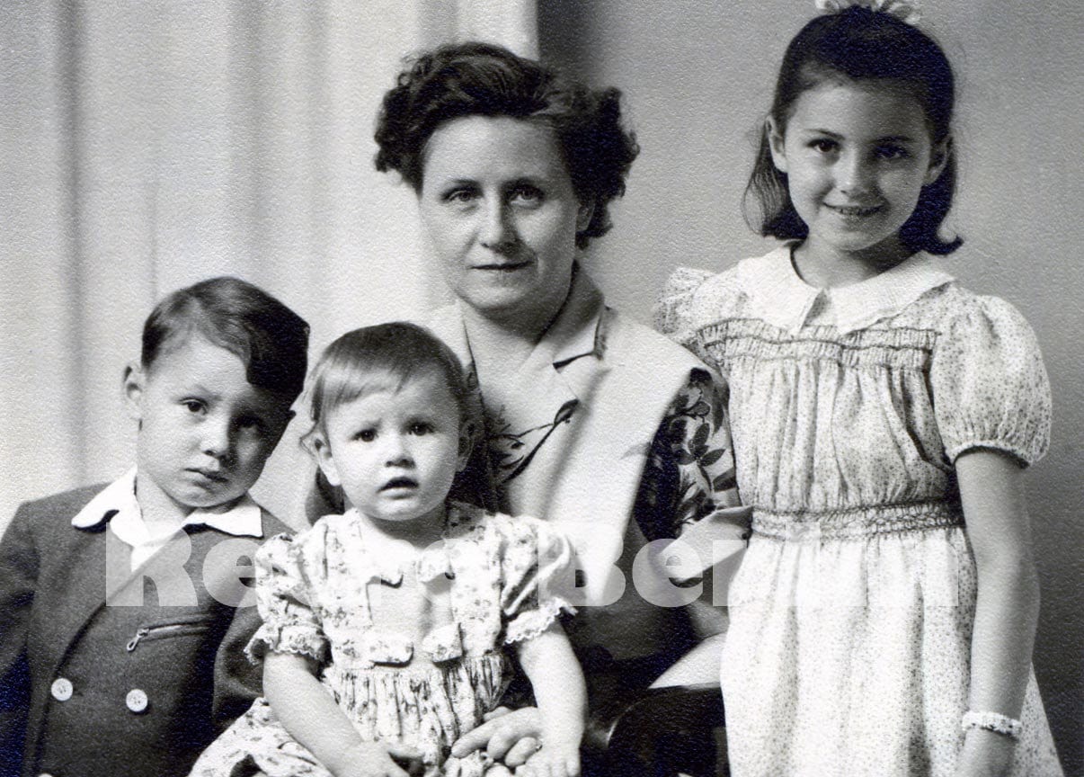 Vintage 1954 Photos of a Berlin Family and Their Children, Collector ...