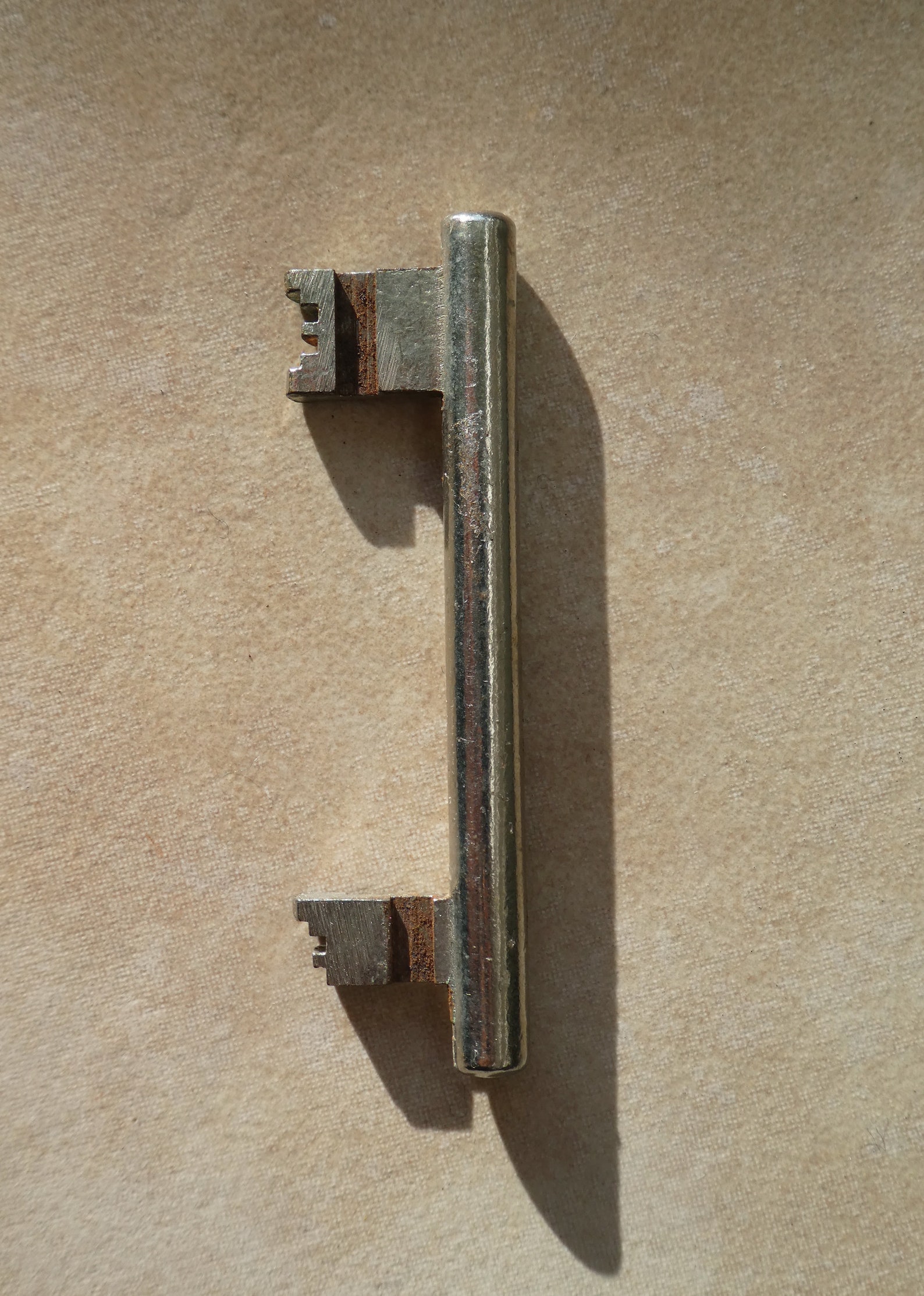 Double Ended Key, Steel Forced Locking Key, Antique Berliner Key ...