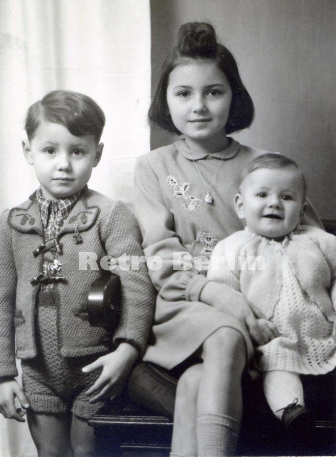Vintage 1954 Photos of a Berlin Family and Their Children, Collector ...