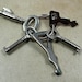 5 Small Vintage Keys, Miniature Antique Keys, Mini Collectible Steel ...
