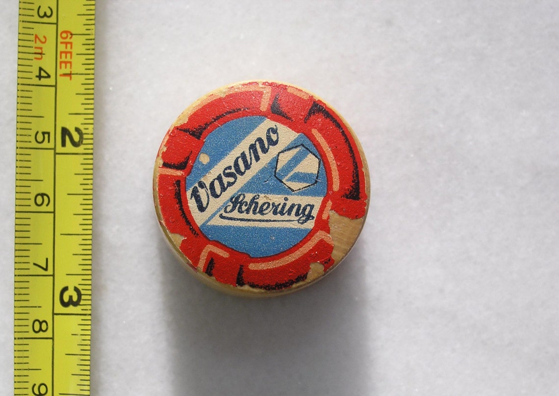 Antique Wood Pill Box 1930s Wood Tablet Container Vasano - Etsy