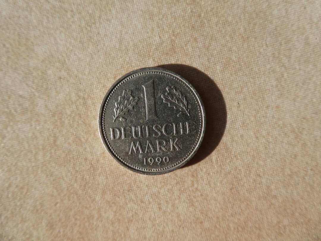 Deutsche 1 Mark Münze 1990, Sammlerstück 1 Mark von 1990 - Etsy.de