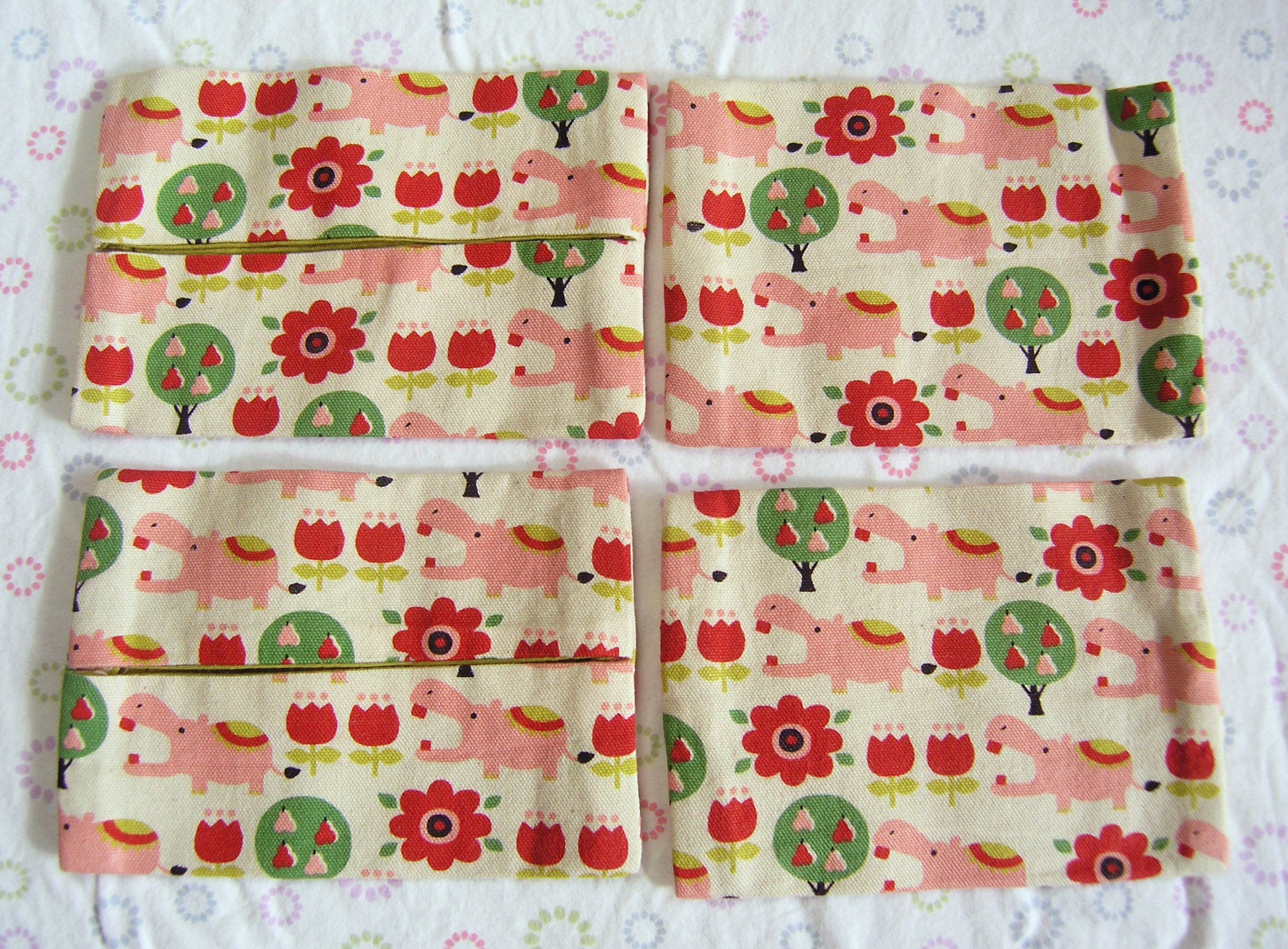 Handmade Hippos Tissue Holder, Hippopotumus Pocket Tissue Holder, Pink ...