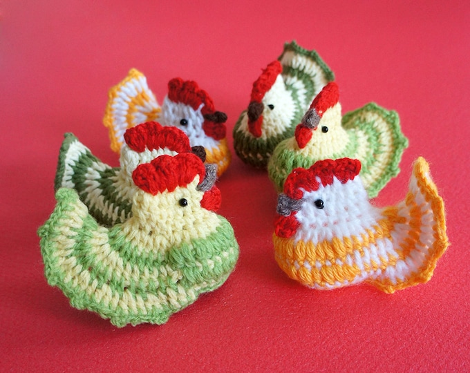 Puffy Crochet Chicken Tutorial by Zofija, Easy Crochet Pattern, Instant ...