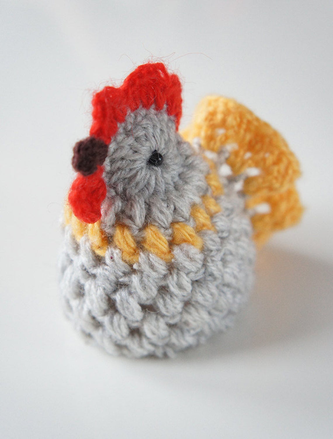 Puffy Crochet Chicken Tutorial by Zofija, Easy Crochet Pattern, Instant ...