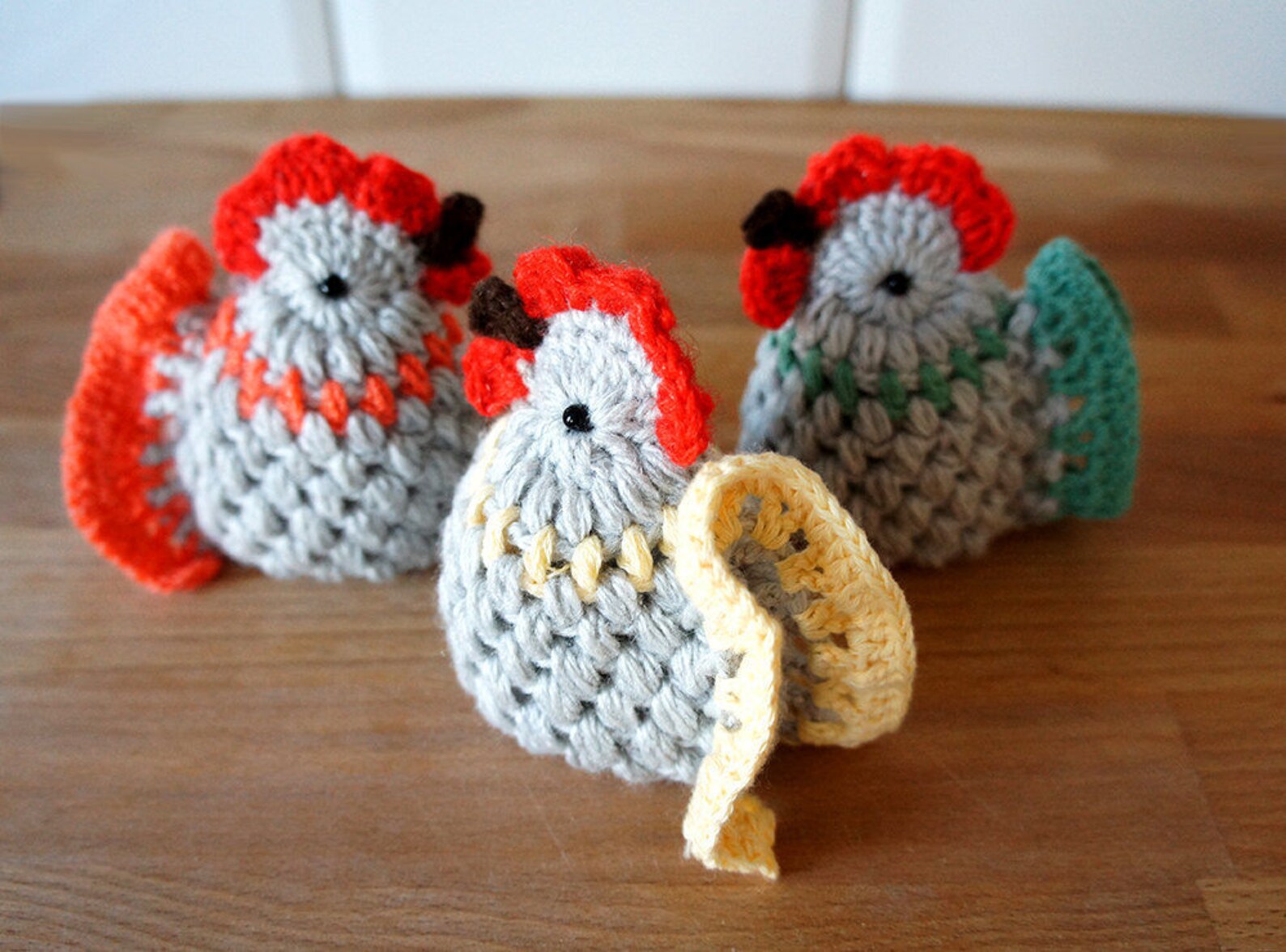 Puffy Crochet Chicken Tutorial by Zofija, Easy Crochet Pattern, Instant ...
