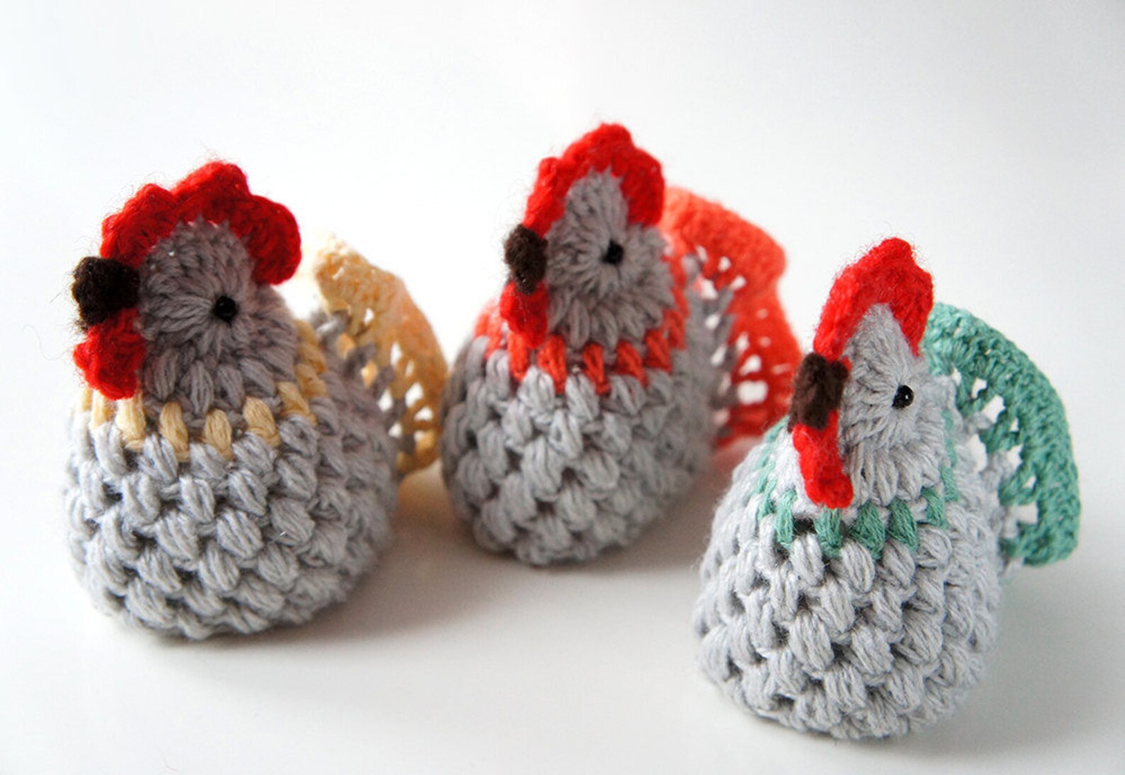 Puffy Crochet Chicken Tutorial by Zofija, Easy Crochet Pattern, Instant ...