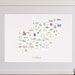Map of the Midlands Art Print - Etsy