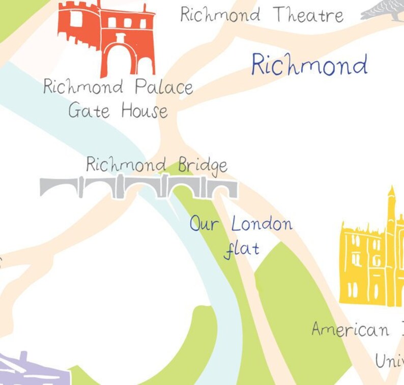 Add Extra Text to Any Holly Francesca Map Art Print - Etsy