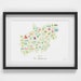 Map of the Midlands Art Print - Etsy UK