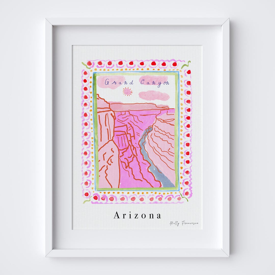 Grand Canyon Poster - Iconic Arizona Landscape Art Print - Natural ...