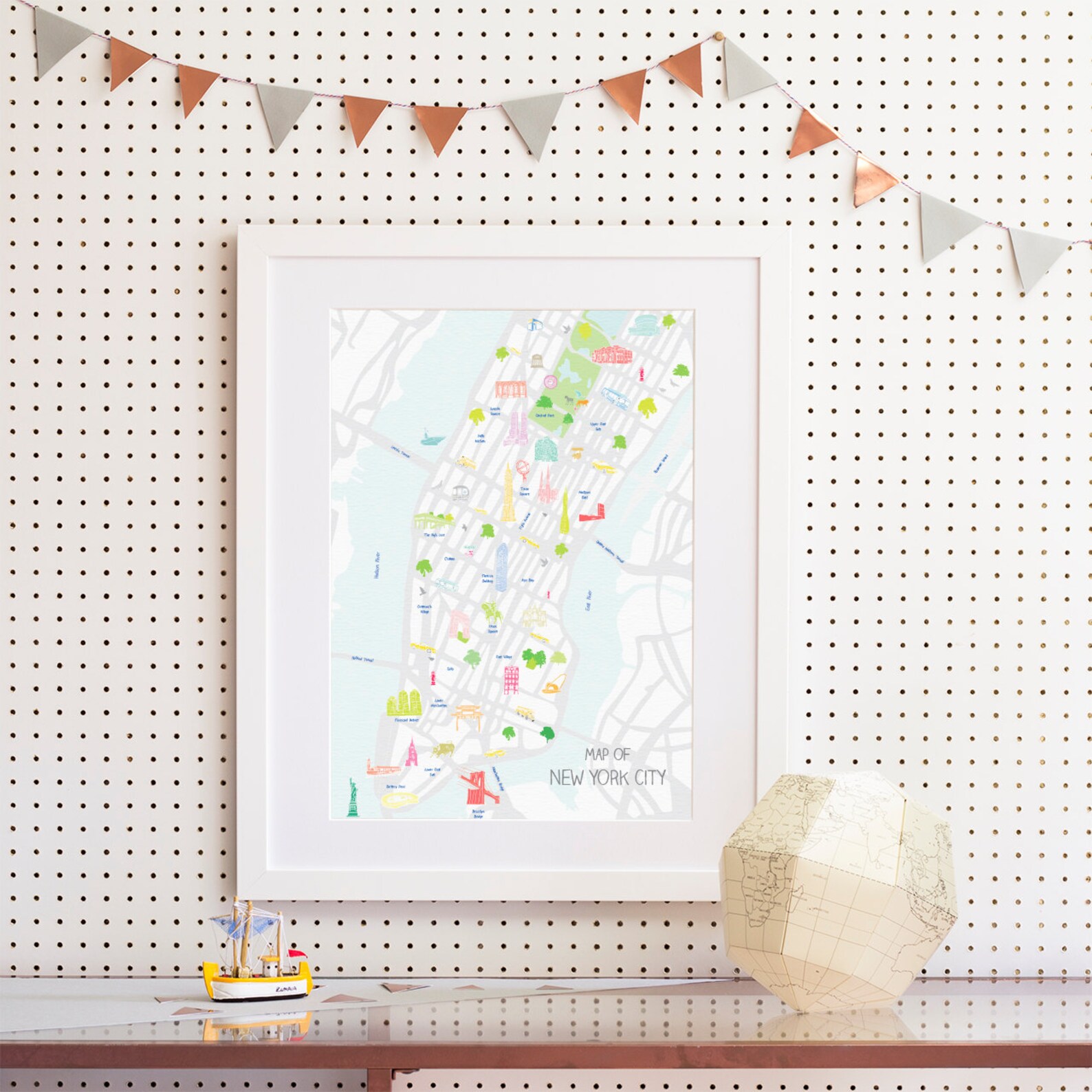 Map of New York City Print - Etsy