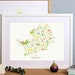 Map of Hertfordshire Art Print - Etsy