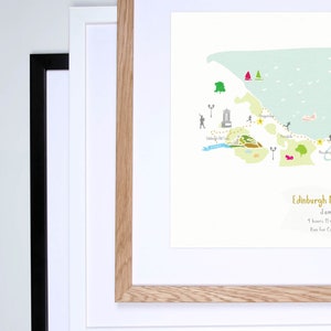 Edinburgh Marathon Route Map Art Print (personalisation Included) - Etsy