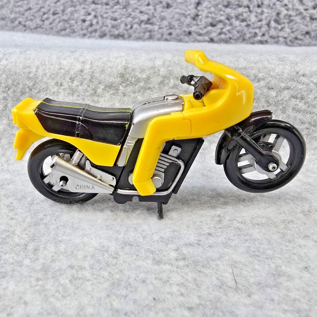 Remco Zybots RPM 2 Figure Motorcycle Transforming Robot 1984 Vtg W ...