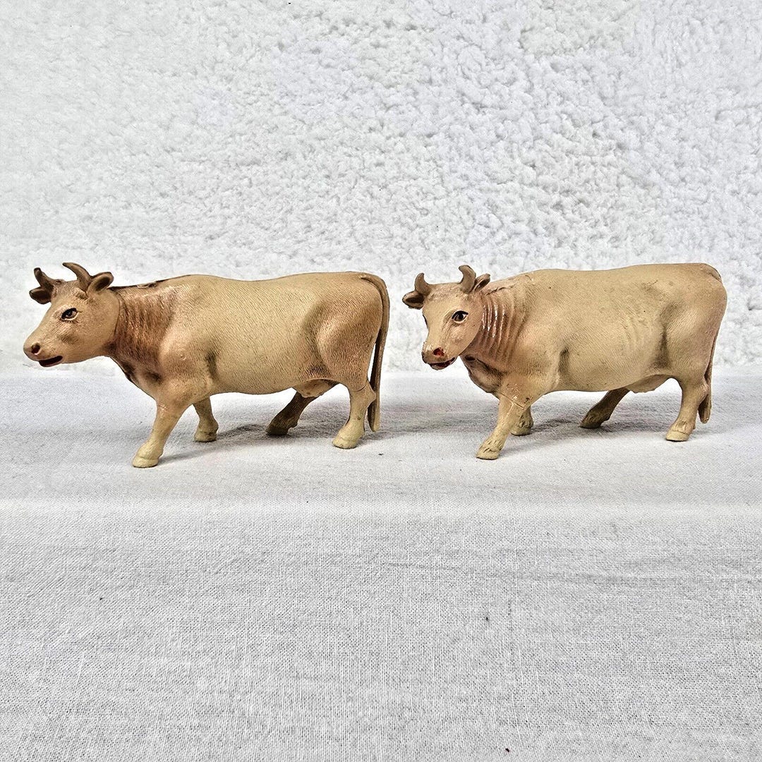 Celluloid Viscaloid Milk Cow W Horns Baby Rattle VCO Vintage Bovine - Etsy