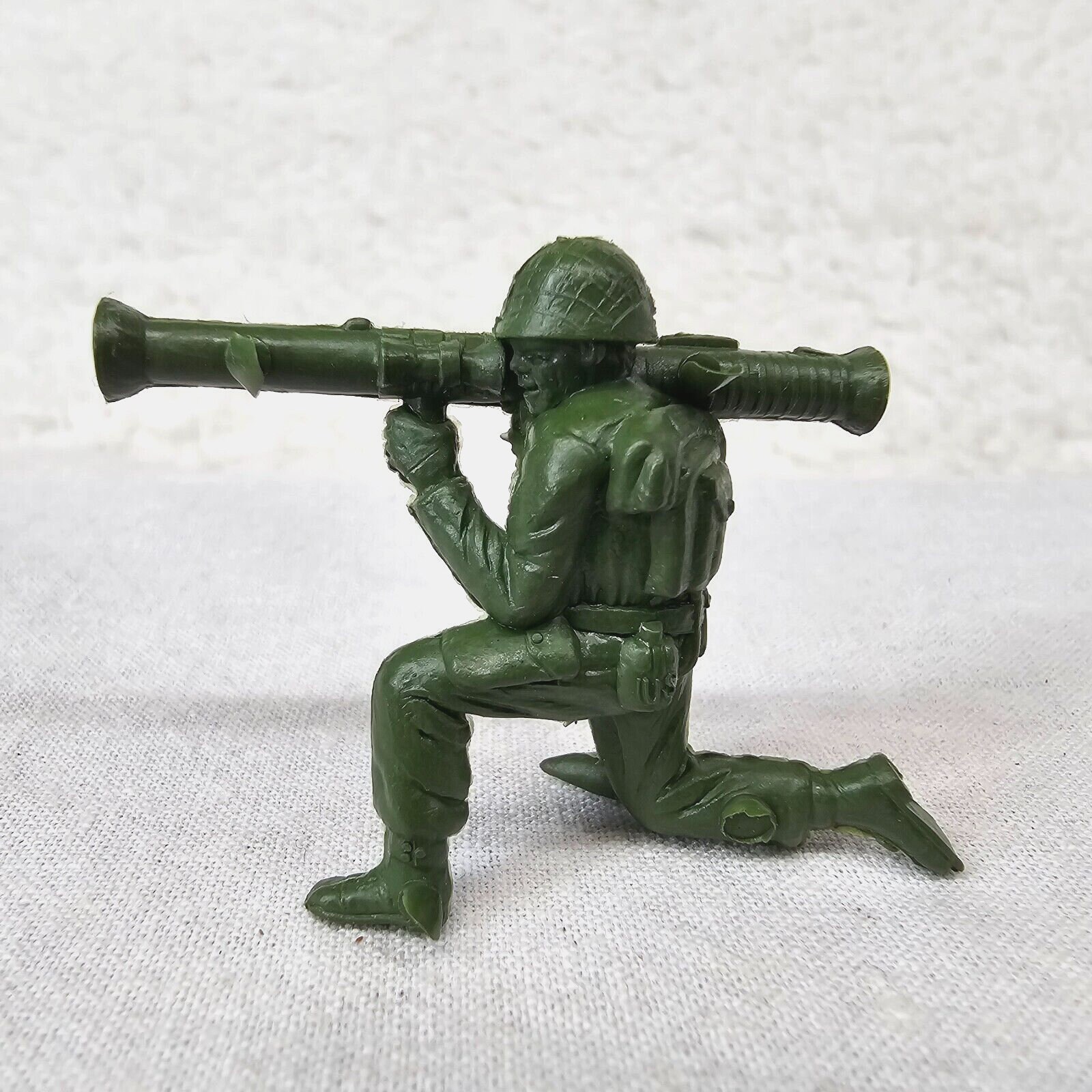 MPC Soldiers WWII Infantry Army Men Green Plastic Lot of 12 HO Scale ...
