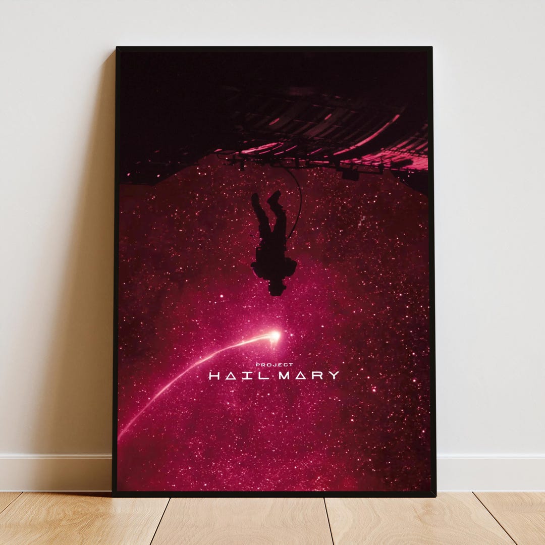 Project Hail Mary Poster | Sci-fi Wall Art | Movie Print - Etsy UK