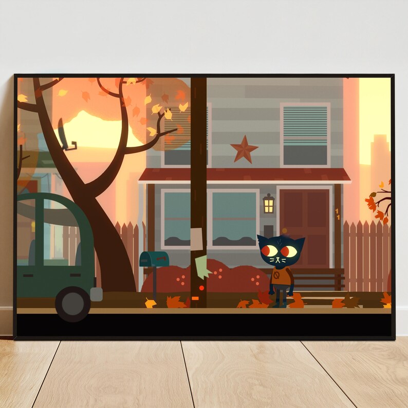 Night in the Woods Poster | Mae Borowski Wall Art | Gamer Print #2 - Etsy
