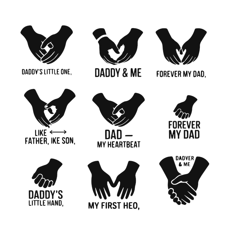 Father Bond SVG, PNG, Ai, EPS Bundle | Father's Day Sublimation Designs ...
