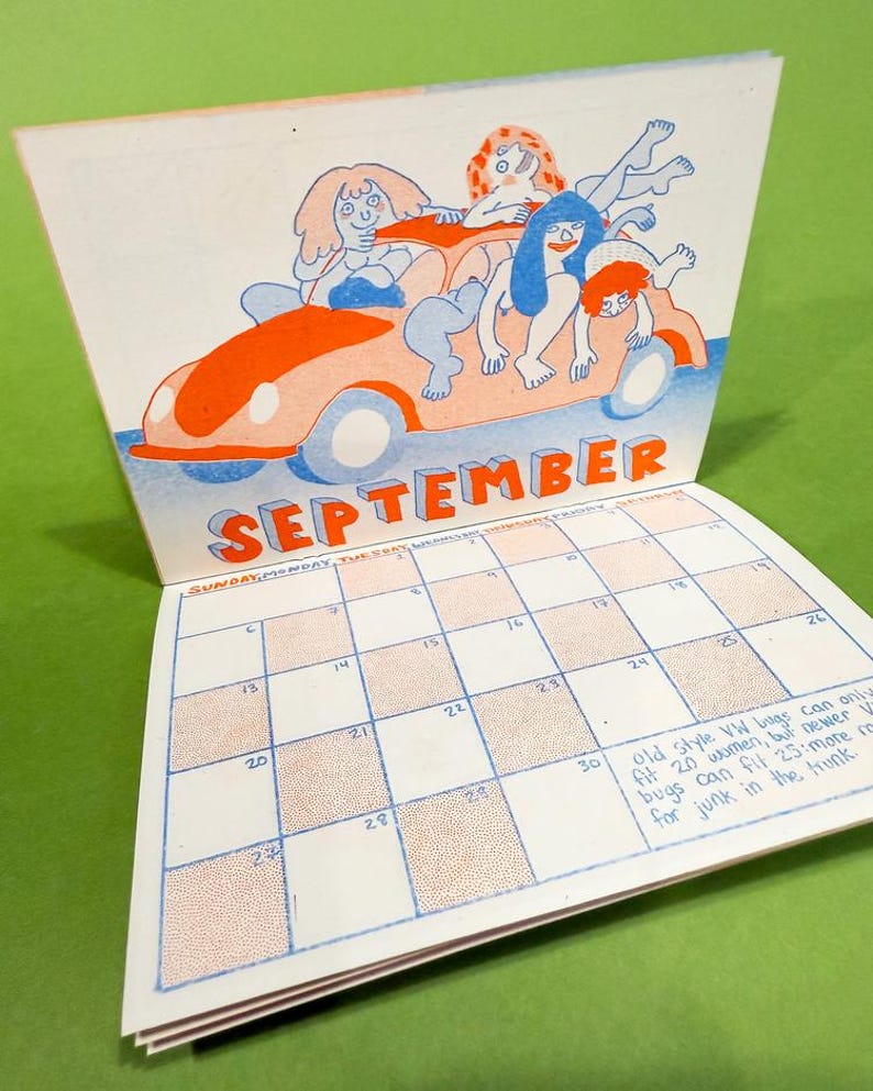 2026 Nudie Ladies: Guinness Book of Homewreckers RISO Printed Calendar ...