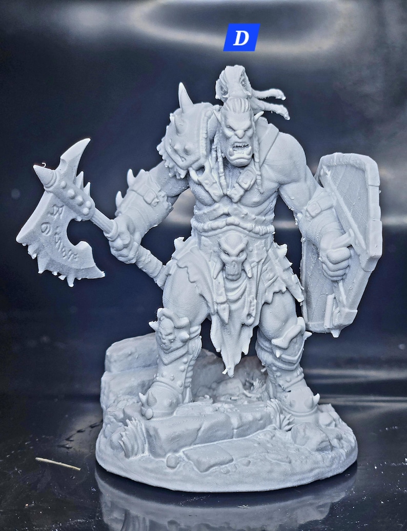 Orc and Goblin Warband Miniatures - Unpainted Fantasy RPG Tabletop ...