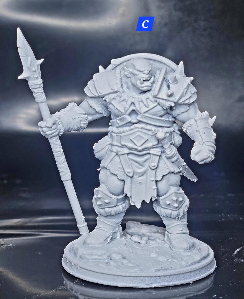 Orc and Goblin Warband Miniatures - Unpainted Fantasy RPG Tabletop ...
