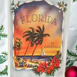 Florida Christmas Card - Etsy