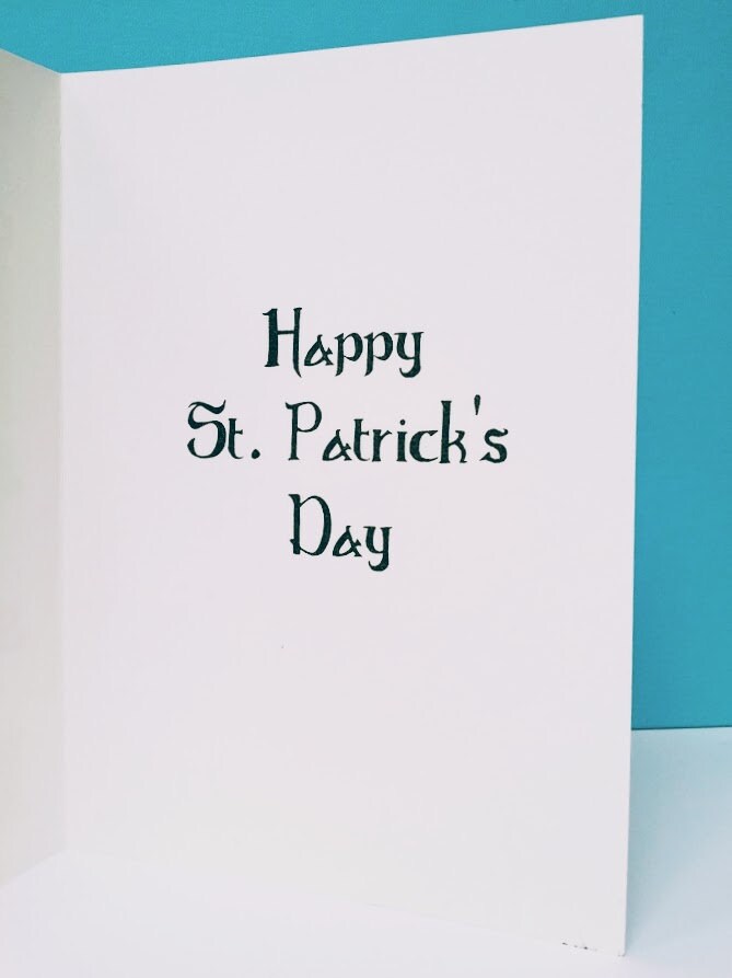 St Patricks Day Card With Traditional Irish Dancers - Etsy