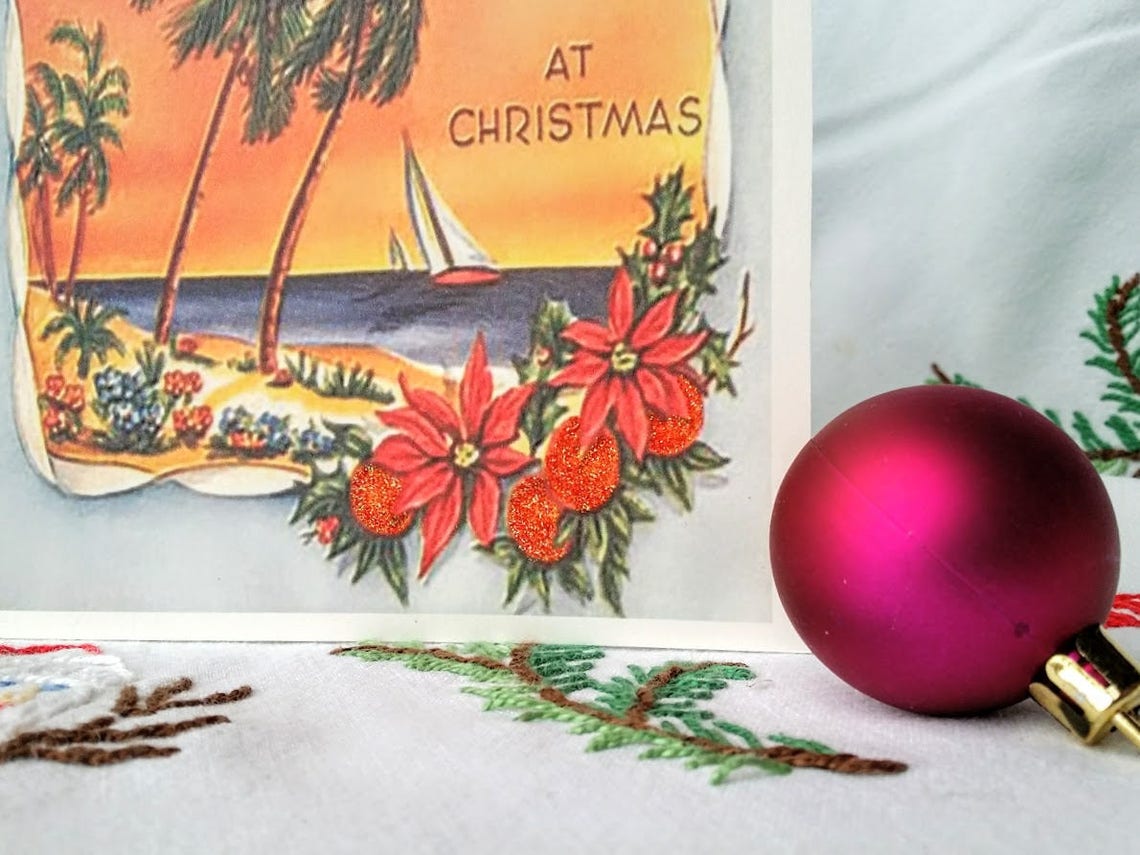 Florida Christmas Card - Etsy
