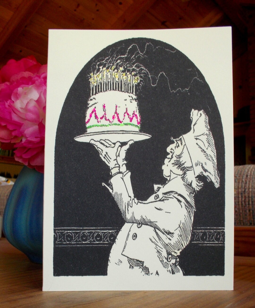 Birthday Baker Card - Etsy