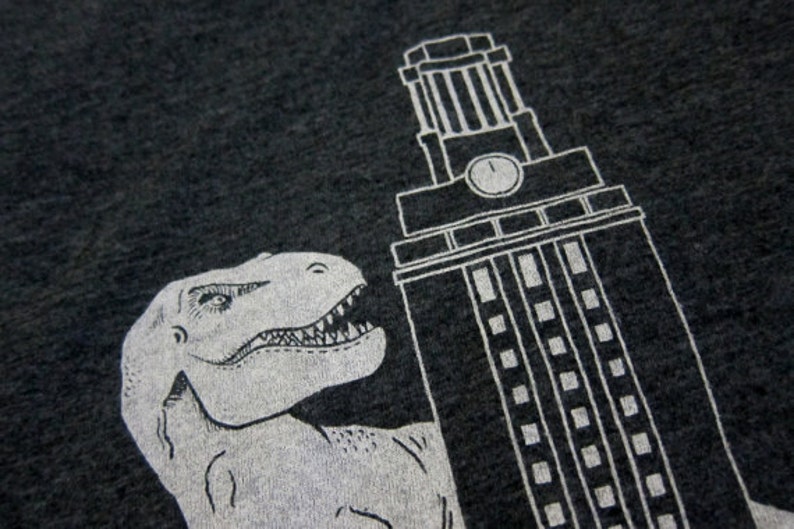 Ut-rex Hand Screen Printed T-shirt - Etsy