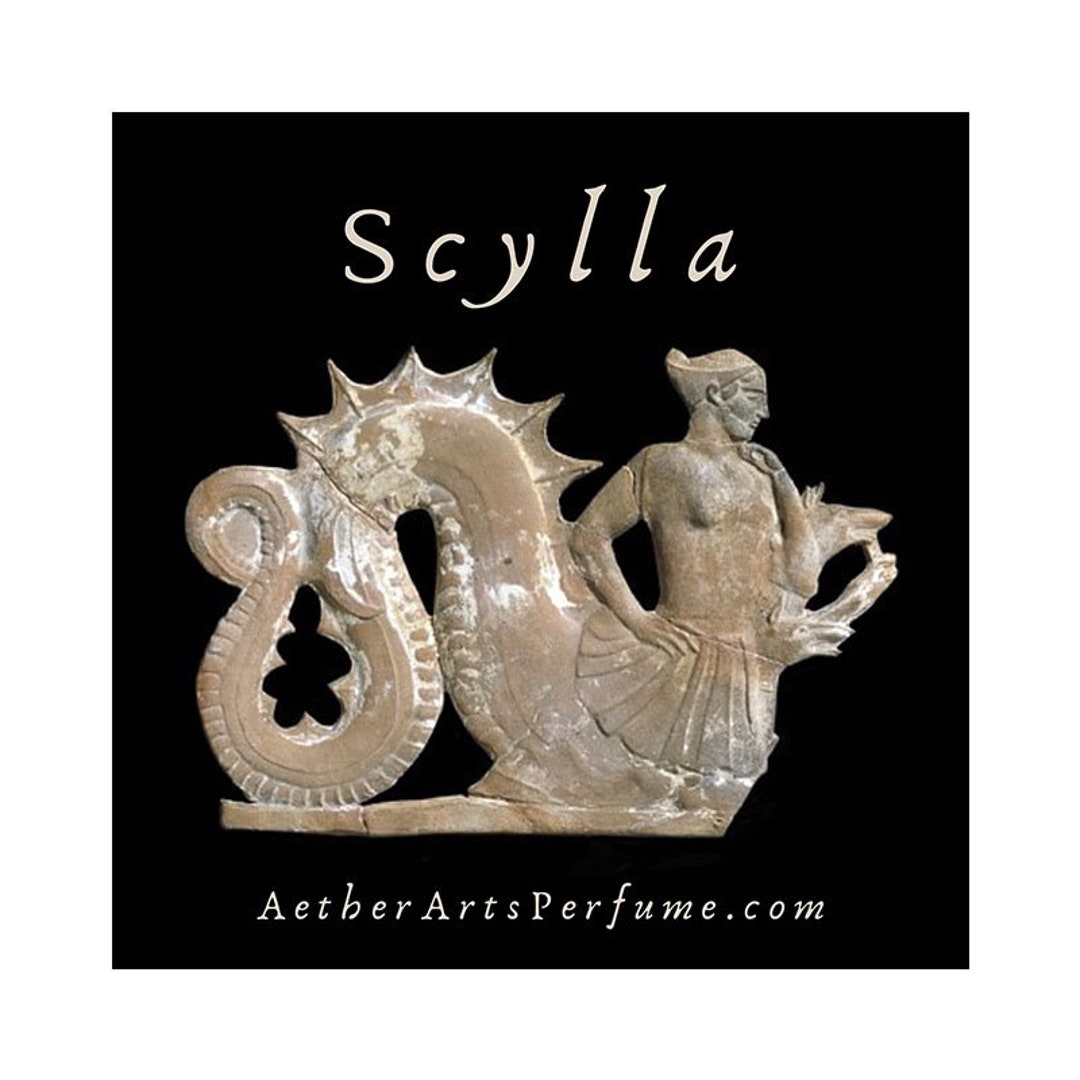 Scylla: a Marine/animalic Perfume. A Sea Monster Swimming in an Ocean ...