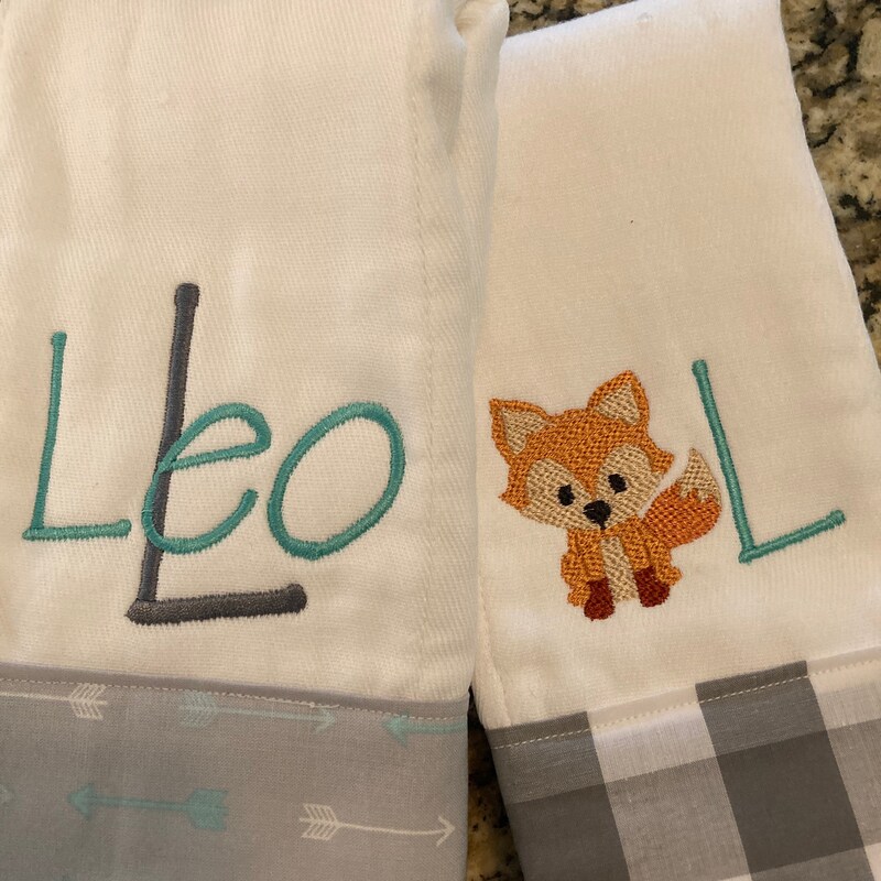 Custom Burp Cloth - Etsy