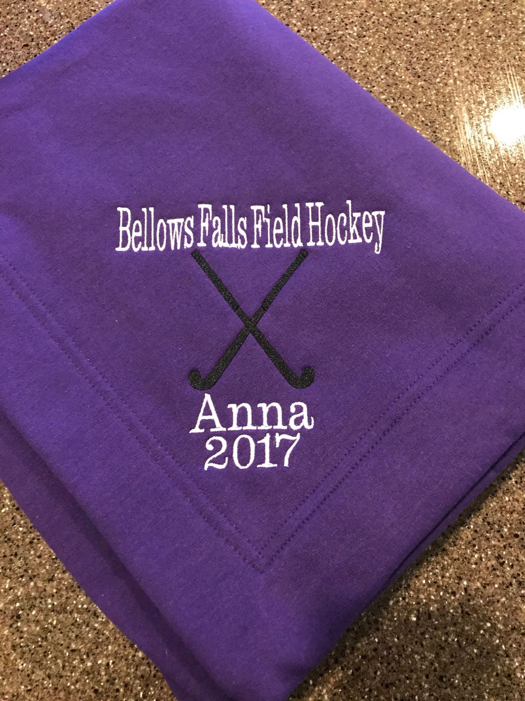 Personalized Stadium Blanket, Sweatshirt Blanket, Fleece Blanket ...