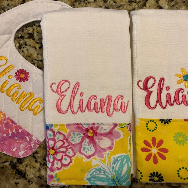 Custom Burp Cloth - Etsy