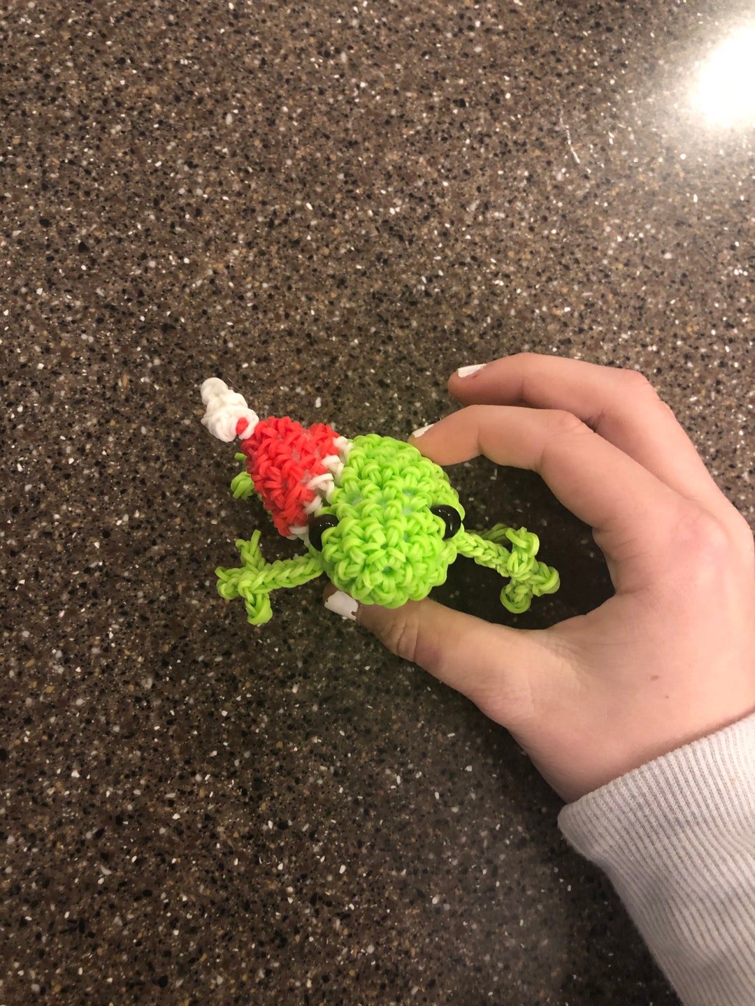 Rainbow Loom Loomigurumi Frog W/ Santa Hat (rubber Bands) - Etsy