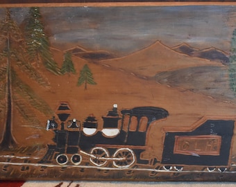 Train Wood Carving | Etsy