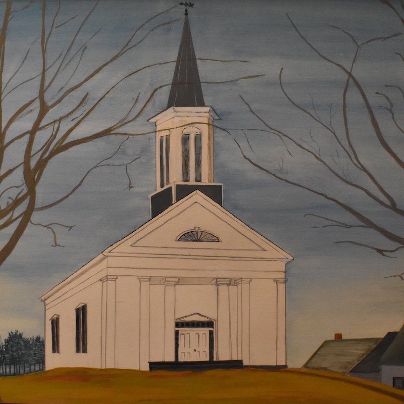 Folk Art Church - Etsy